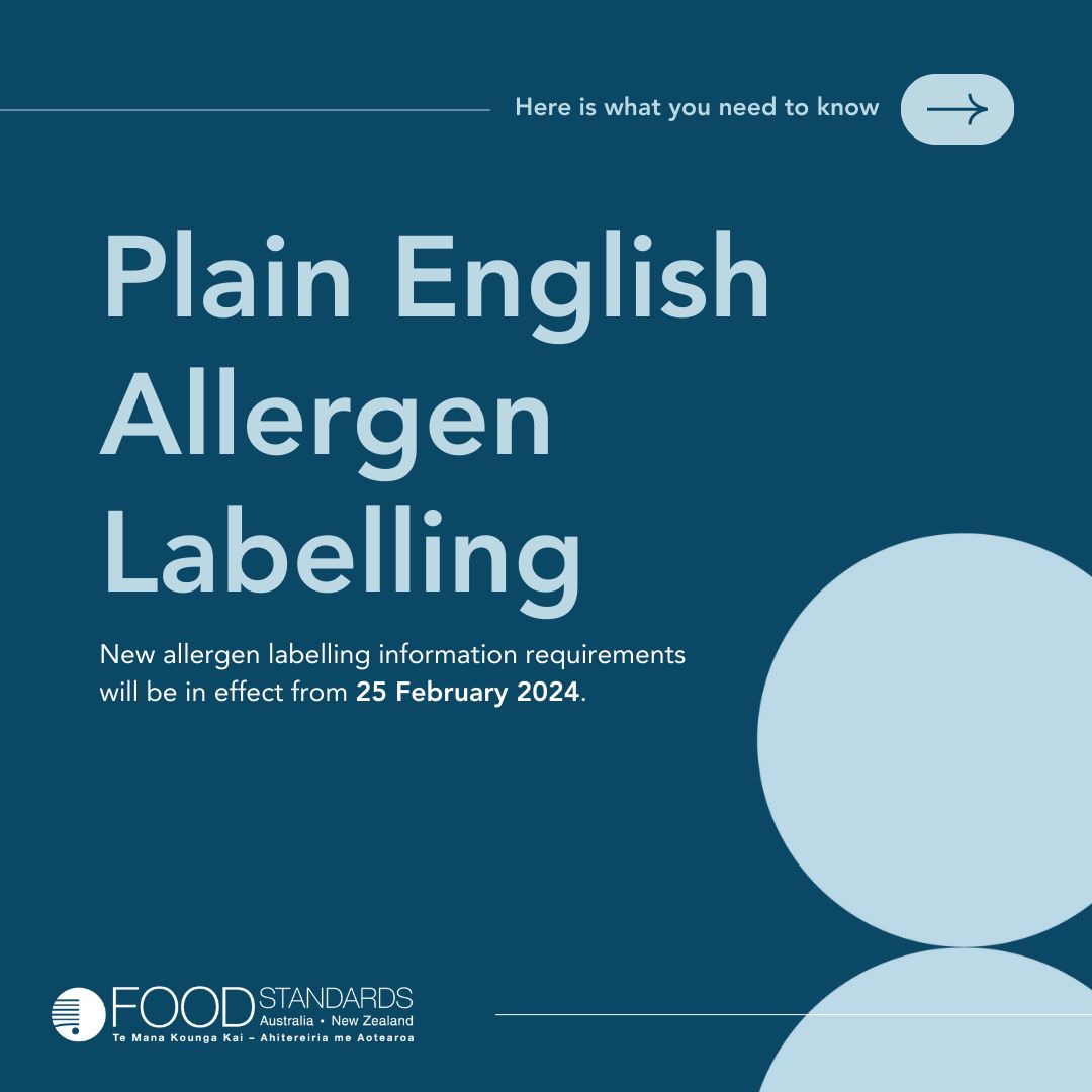 Plain English Allergen Labelling - New Zealand Food & Grocery Council